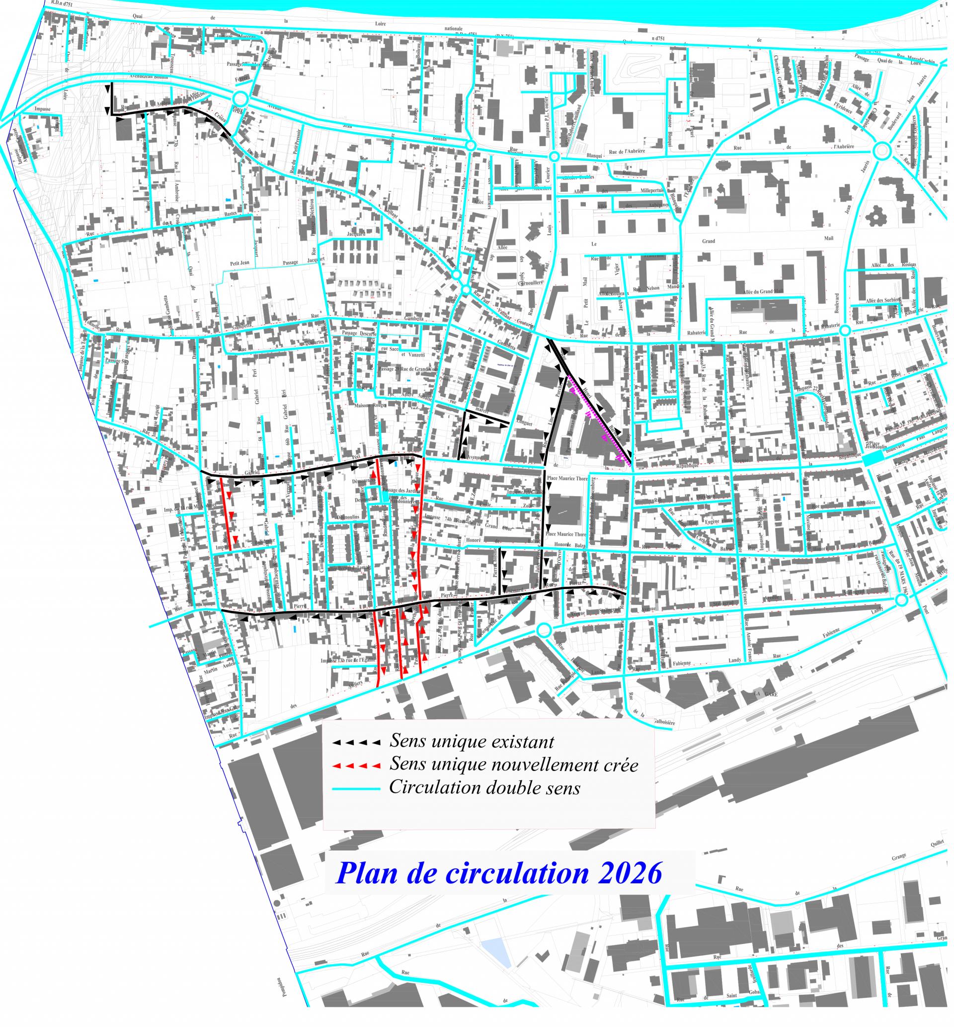 Plan de circulation à Saint-Pierre | Mairie de Saint-Pierre-des-Corps